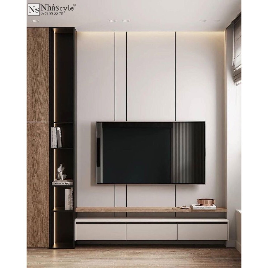 Kệ tivi decor phòng khách 026S – Nhà Style